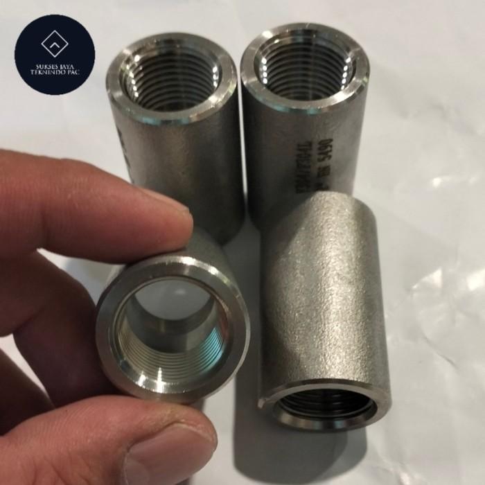 Jual SOCKET STAINLESS CLASS 3000 DRAT 1/2" INCH / SOCKET SS304 # 3000 ...