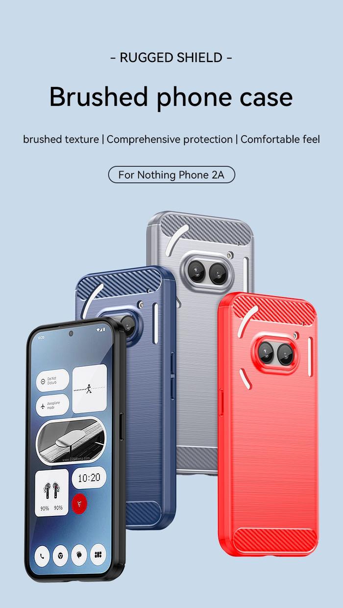 Jual NOTHING PHONE 2A CASE BRUSHED CARBON BLACK CARBON BRUSHED ...