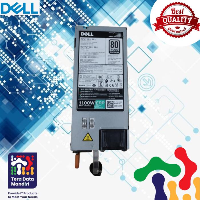 Jual Power Supply 1100Watt EPP for DELL PowerEdge R430 R530 R630 R730 ...