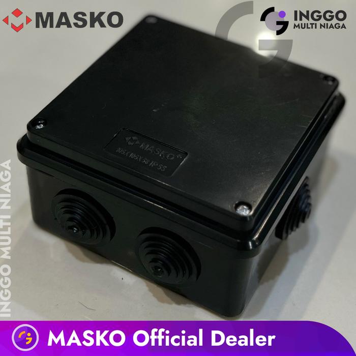 Jual Duradus Masko 105x105x58mm PVC Junction BOX Hitam Putih Cream ...