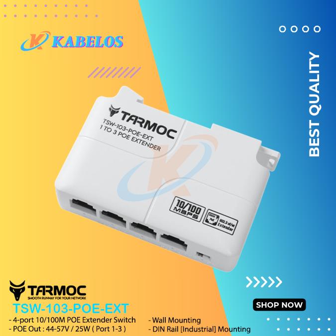 Jual Tarmoc IEEE802.3AF/AT 25W POE EXTENDER Switch 10/100 & Gigabit 1 ...