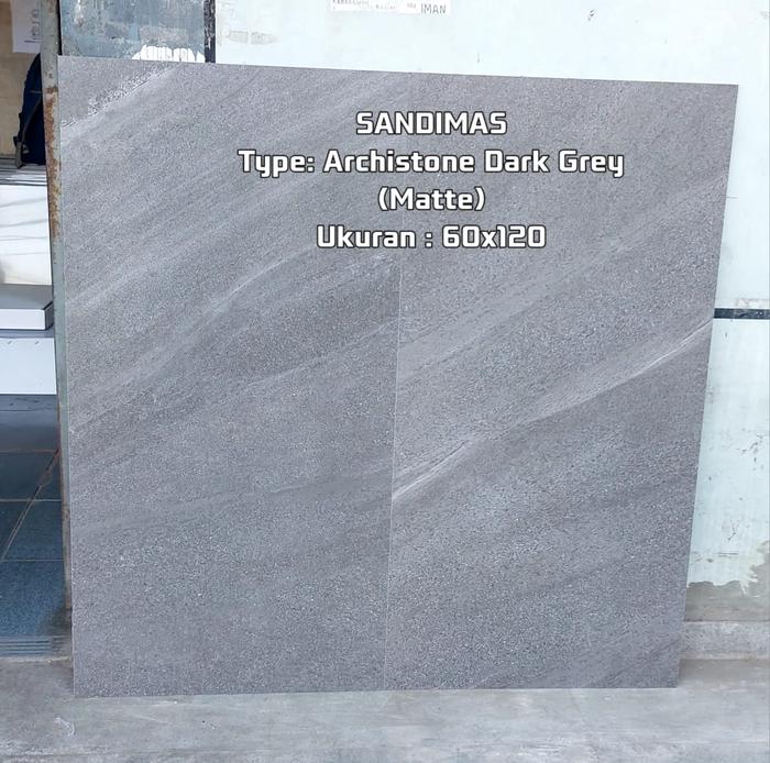 Jual Sandimas Granite TIle Archistone Dark Grey 60x120 Granit - Jakarta ...