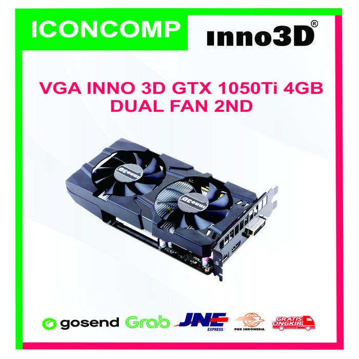 Jual VGA INNO 3D GTX 1050Ti 4GB DUAL FAN 2ND - Jakarta Pusat - iconcomp ...