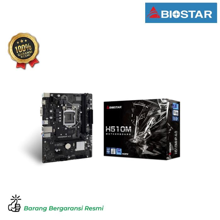 Jual Biostar H510MHP DDR4 ( H510, DDR4, LGA1200 ) Intel Micro mATX ...
