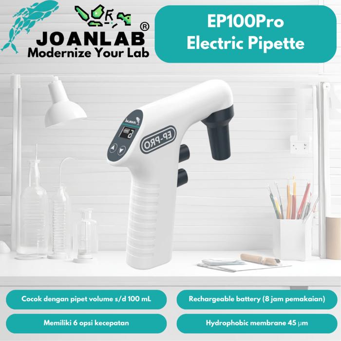 Jual JOANLAB Electric Pipette Digital Pipet Listrik Akurat Presisi EP ...