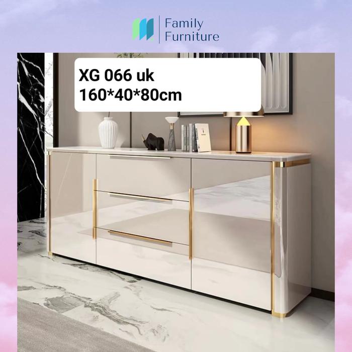 Jual Buffet Konsul Ukuran Panjang 1,8 meter Minimalis Top Granit-066 ...