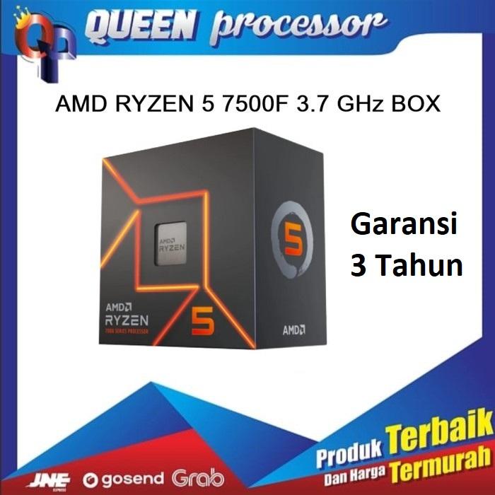 Jual PROCESSOR AMD RYZEN 5 7500F 3.7GHZ BOX SocketAM5 - Jakarta Pusat ...