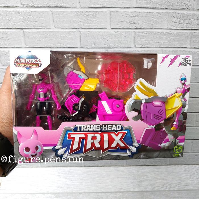 Jual MINIFORCE SUPER DINO POWER TRANS HEAD TRIX ACTION FIGURE - Kab. Bandung - Figure Pensiun ...