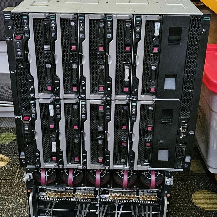 Jual SERVER BLADE HP G10 (SINERGI 1200 FRAME) 2 UNIT BLADE G10 DAN 8 ...