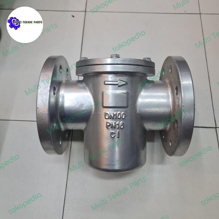 Jual Bucket strainer cast iron flange Jis 10k 4" inch DN100 - Jakarta Barat - Multi Teknik Parts ...