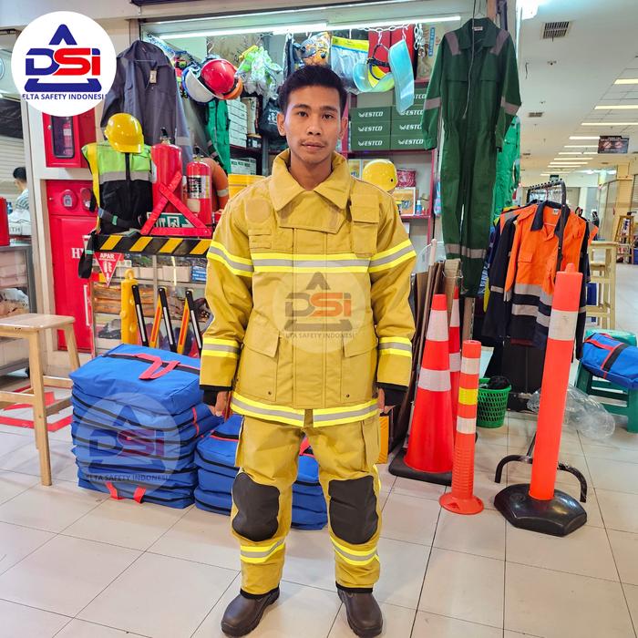 Jual Fireman Suit Jacket And Trouser JJXF Original JJXF ZFMH-JX D (DRD) Khaki / Baju Pemadam ...