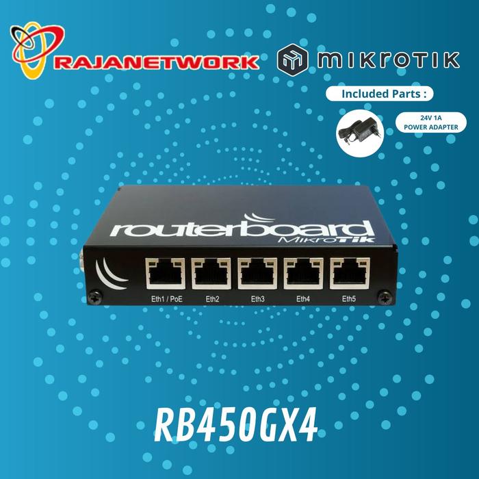 Jual Mikrotik RB450GX4 - Jakarta Pusat - Rajanetwork | Tokopedia