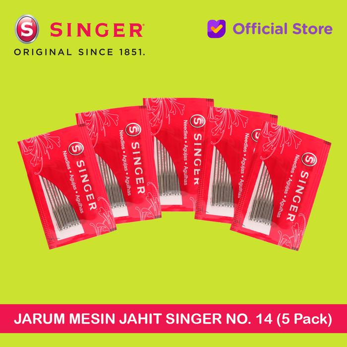 Jual Jarum Mesin Jahit SINGER 2020 (HAx1) No. 14 ( 5 Pack ) - Kota ...