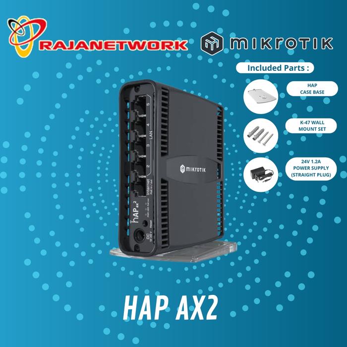 Jual MIKROTIK HAP AX2 C52iG-5HaxD2HaxD-TC Router Wifi6 - Jakarta Pusat - Rajanetwork | Tokopedia