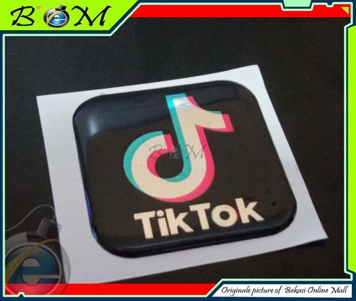 Jual Sticker stiker Logo timbul aplikasi tiktok tik tok - Kota Bekasi ...