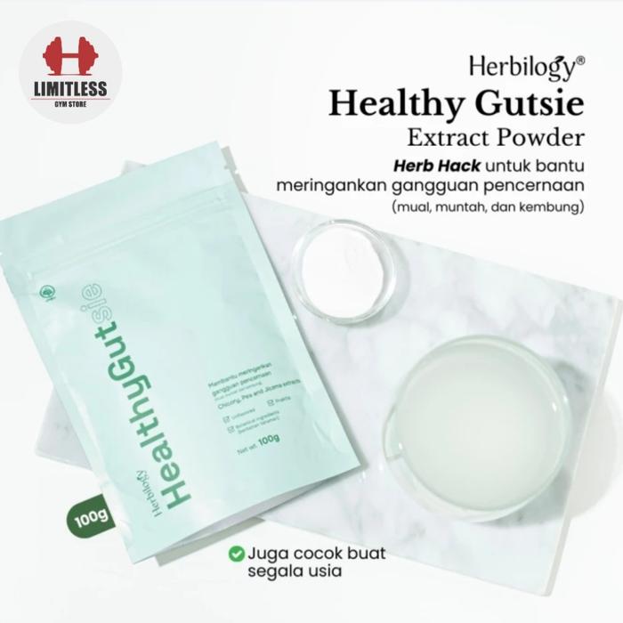 Promo Herbilogy GUT HEALTH PREBIOTIC FIBER - Gutsie 100g Digestive ...