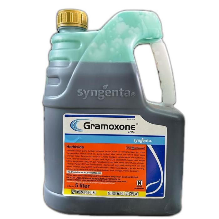 Jual HERBISIDA GRAMOXONE 5 LITER 276 SL/RACUN GROMOXONE GULMA RUMPUT ...