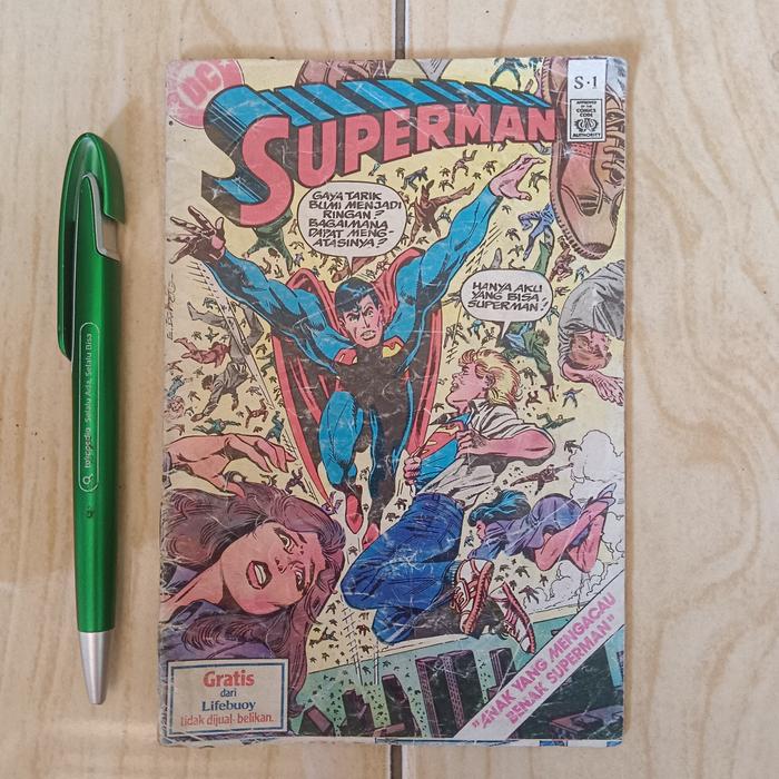Jual Superman Komik Jadul Hadiah Sabun Lifebuoy - Anak Mengacau - Kab ...