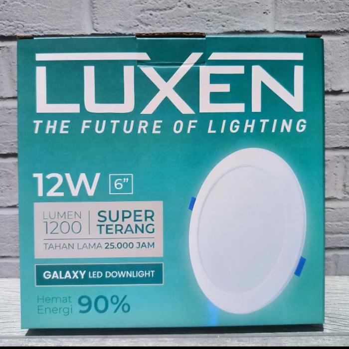Jual LUXEN CLASSIC DOWNLIGHT LED PANEL 12W INBOW IB BULAT BERGARANSI ...