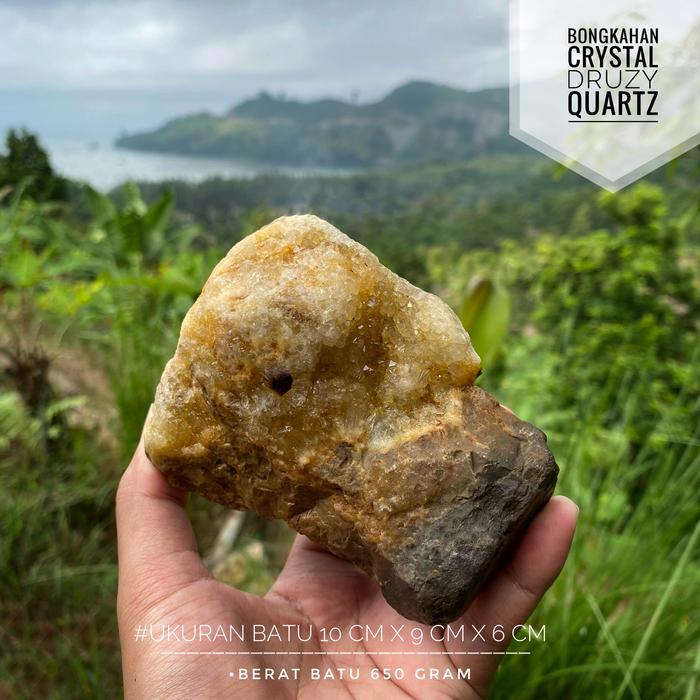 Jual Bongkahan Crystal Druzy Quartz Natural L46 atau Batu Kristal Alam ...