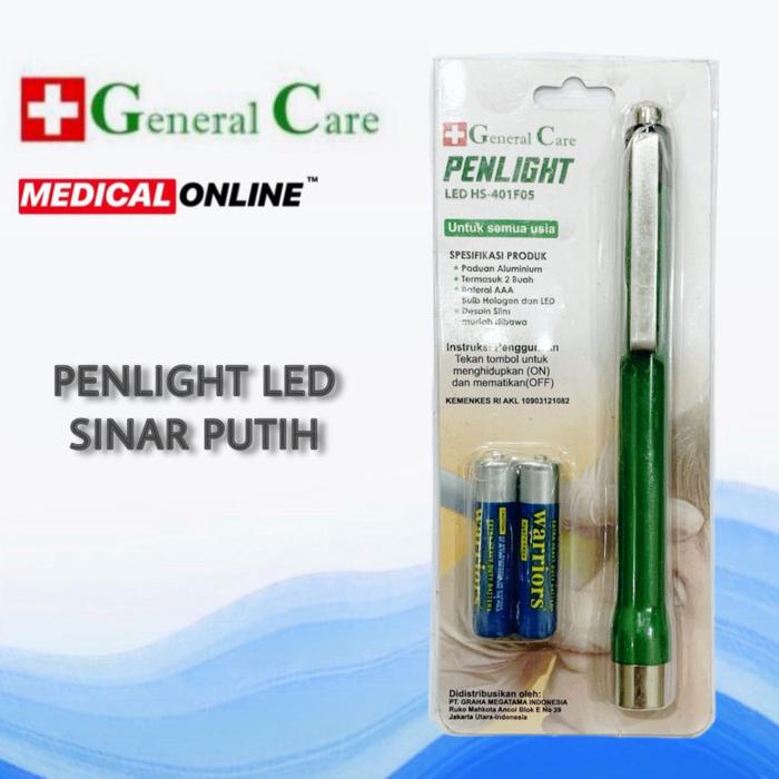 Jual PENLIGHT LED GENERAL CARE LAMPU SINAR PUTIH SENTER MEDICAL ONLINE - GREEN - Kota Tangerang ...