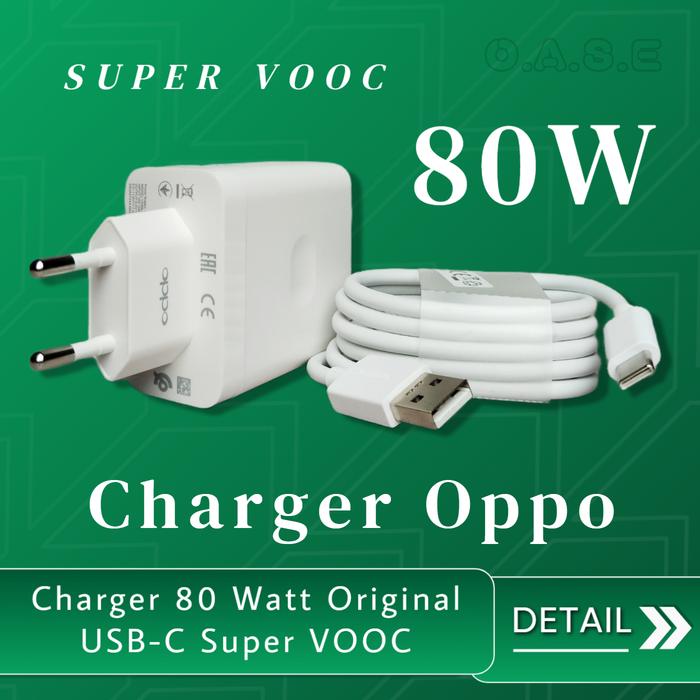 Jual Charger OPPO 80W Super Vooc Flash Charging USB Type C - Jakarta ...