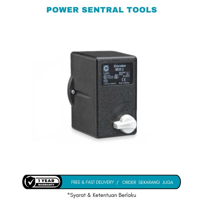 Jual CONDOR MDR.3-11 PRESSURE SWITCH CONDOR MDR3 OTOMATIS CONDOR ...