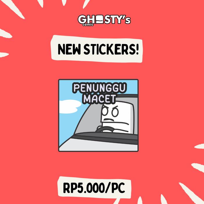 Jual GHOSTY's COMIC / Ghosty Comic Sticker - Penunggu Macet - Kota ...