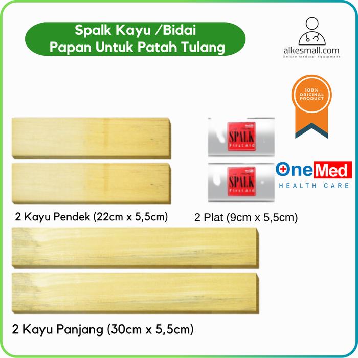Jual Spalk / Bidai Kayu / Papan Untuk Patah Tulang Onemed - Kota ...