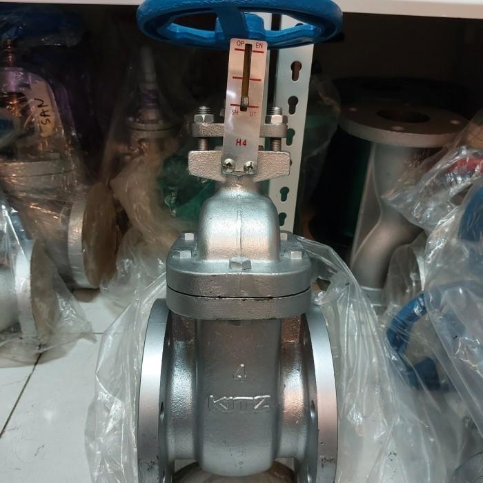 Jual gate valve kitz 8"inch flange jis 10k cast iron Ori kitz 100% ...
