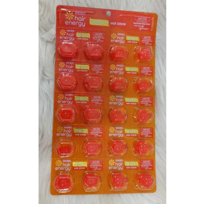 Jual Makarizo Hari Energy Vitaglitz Hair Keratin Serum Royal Jelly ...