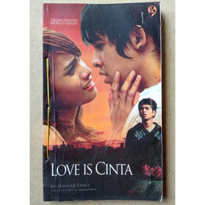 Jual Novel Love is cinta - Moammar Emka (Based on script by Armantono) - Kab. Sleman - TebeRizky ...