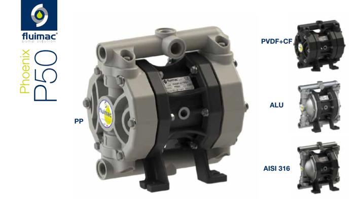 Jual Pompa Membran Diaphragm Pump Merek Fluimac Tipe P0050A MTTAT1AB ...