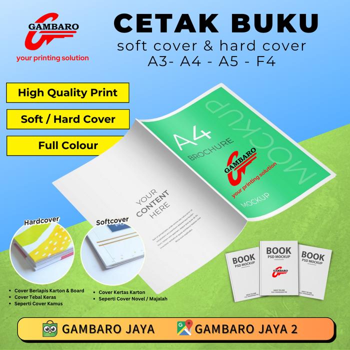 Jual Cetak buku soft cover A5 / cetak novel A5 /Jilid Buku A5 - Hvs ...