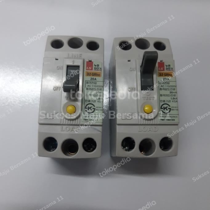 Jual 32GRHC 2P 20A 30MA ELCB LS EARTH LEAKAGE CIRCUIT BREAKER TERBARU - Kab. Karawang - Ngtoko99 ...