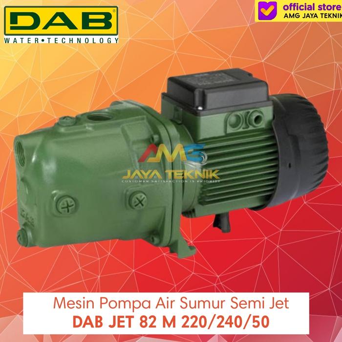 Jual Pompa Air Sumur Semi Jet Pump DAB JET 82 M Original Made in Italy ...