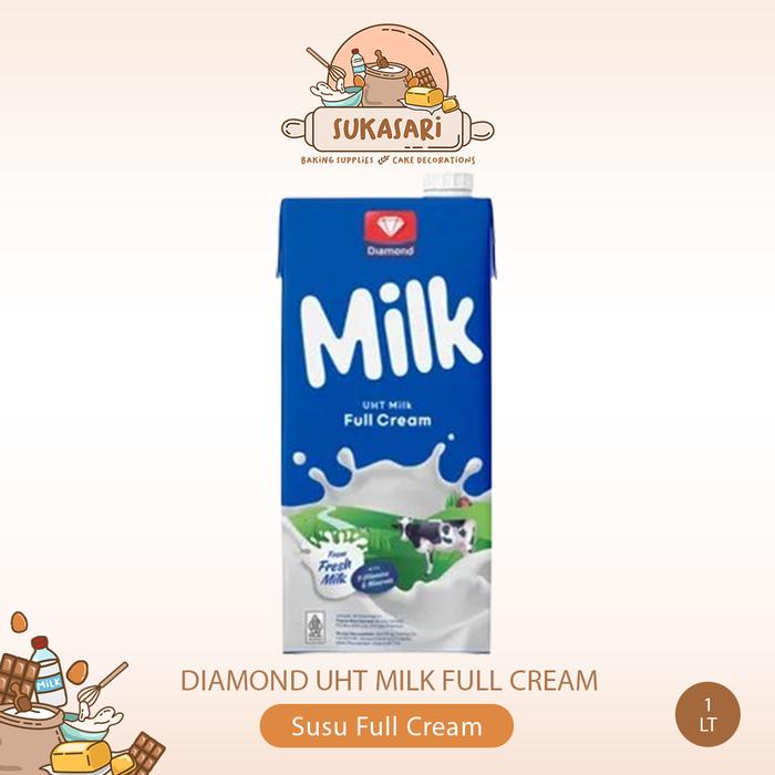 Jual Susu Diamond UHT Original 1lt Plain 1 liter - Kota Bandung ...