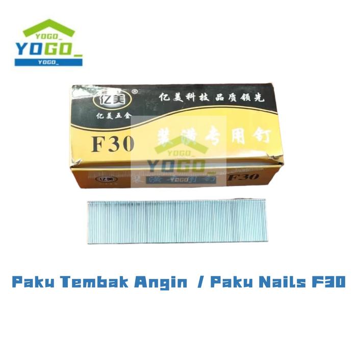 Promo F30 Isi Paku Tembak F30 Brad Nailer F30 Paku Tembak Refill Isi ...