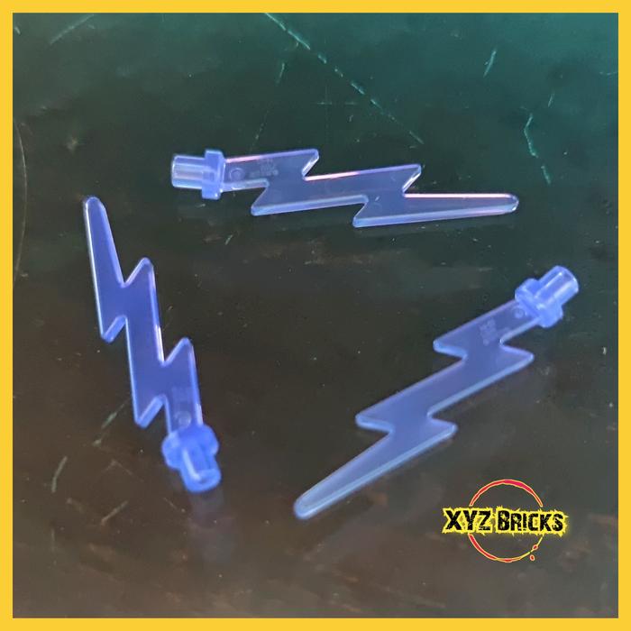 Jual LEGO PARTS 6294681 - Wave Angular Lightning Bolt Transparent ...