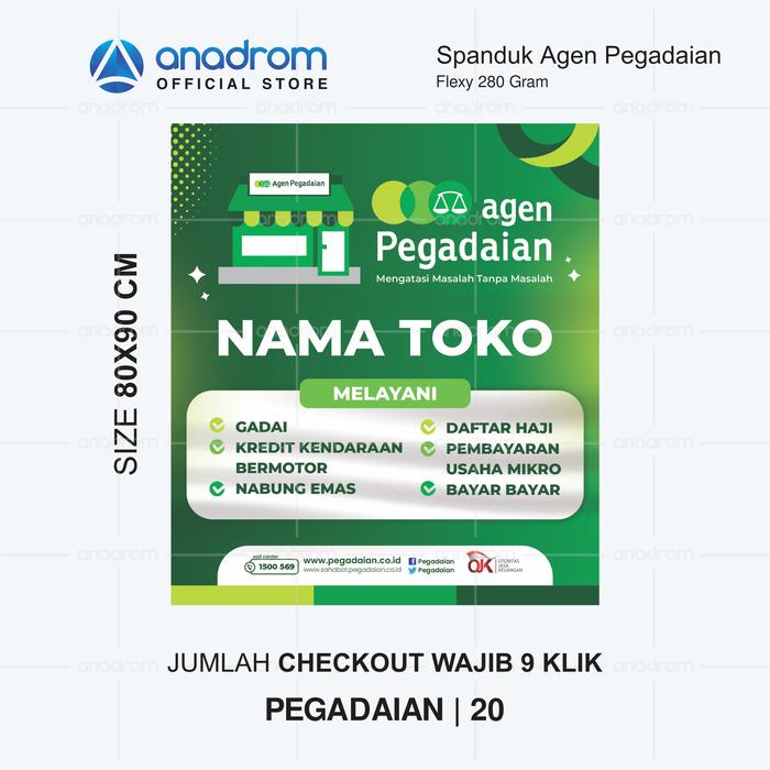 Jual Spanduk Atribut Agen Pegadaian | Banner Agen Pegadaian Terlengkap ...