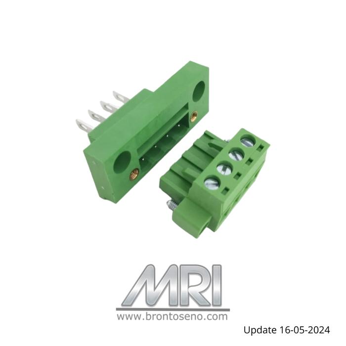 Jual Konektor KF2EDGWB Pitch 5.08mm Bulkhead PCB Screw Terminal Block ...