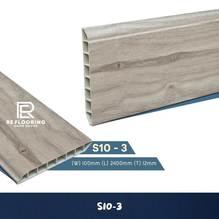 Jual Plint 10 Cm PVC - List Flooring / Skirting Lantai Vinyl SPC - S10-1 - Jakarta Barat - RE ...