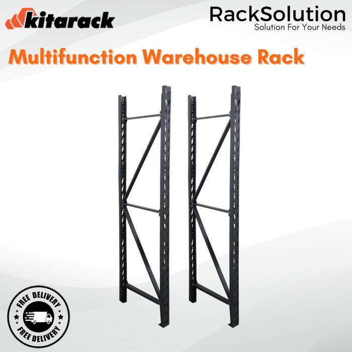 Jual Frame Rak Gudang Besi 1 Ton / Layer Heavy Duty Rack Tinggi 3 Meter ...