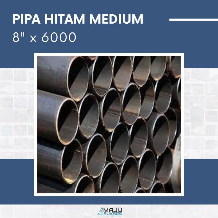 Jual Pipa Hitam Medium SPS 8 inch x 6000. Sertifikat - Jakarta Barat ...