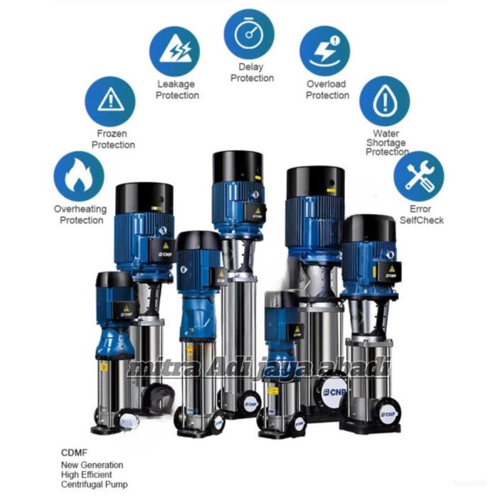 Jual Pompa Cnp Cdmf 5-12 2,2kw 3 hp Pompa Tekan Air Vertical Multistage ...