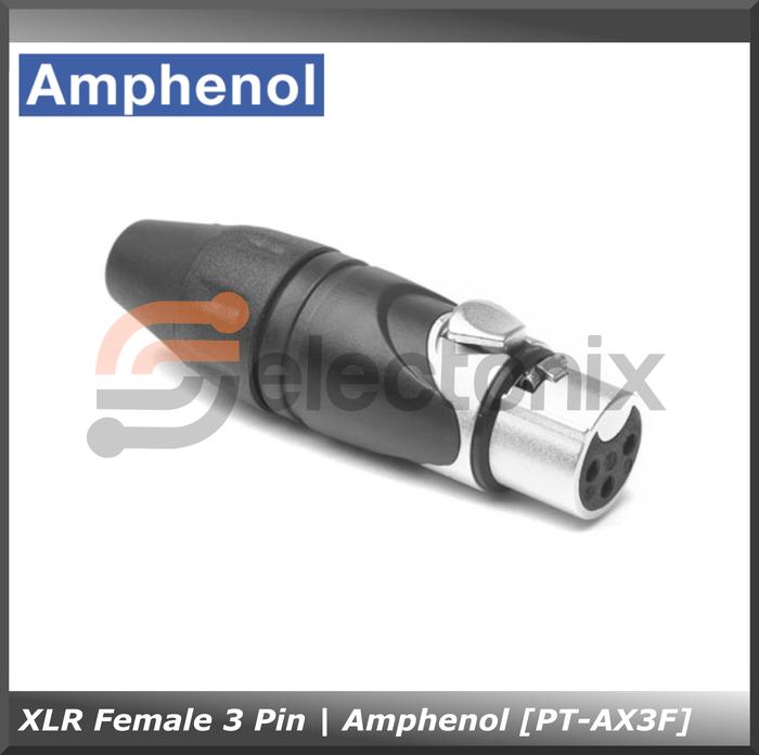 Jual XLR Male / Female 3 Pin | Amphenol AX Series - PT-AX3F - Jakarta ...