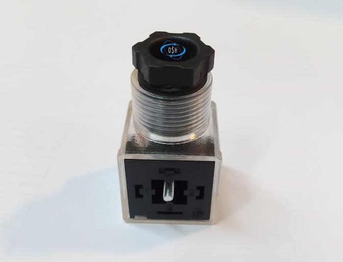 Jual Din Plug AC/ Socket Coil/ Socket Solenoid/ Connector with Lamp/ 3 ...