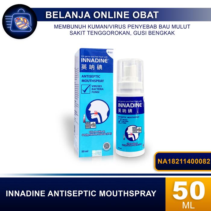 Jual INNADINE ANTISEPTIC MOUTHSPRAY // Spray Mulut - Kota Surabaya ...