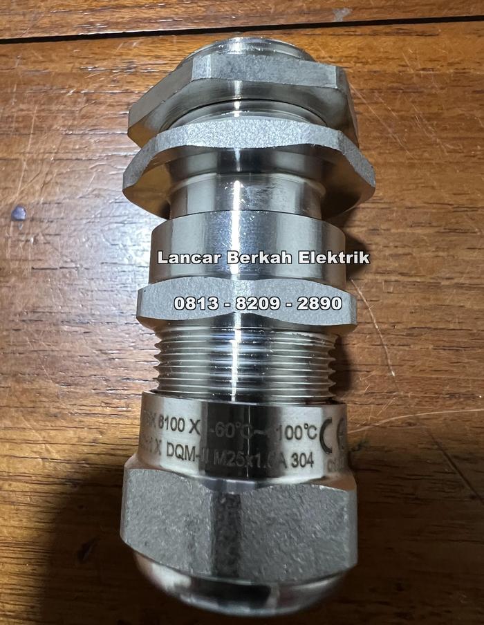 Jual Dual Seal Cable Gland Stainless Steel Explosion Proof WAROM DQM-II ...