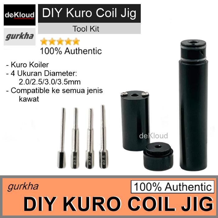 Promo Authentic Gurkha KURO COIL JIG | builder alat lilit gulung kawat kuro koil - Kota ...